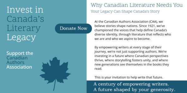 Canadian Authors Association - Writers helping writers since 1921